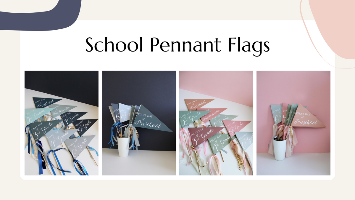DIY School Pennant Flags – Forage Paper Co.